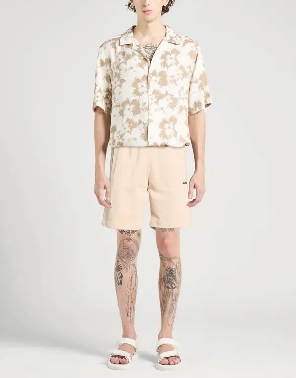 BARROW Cotton French Terry Shorts - Sand