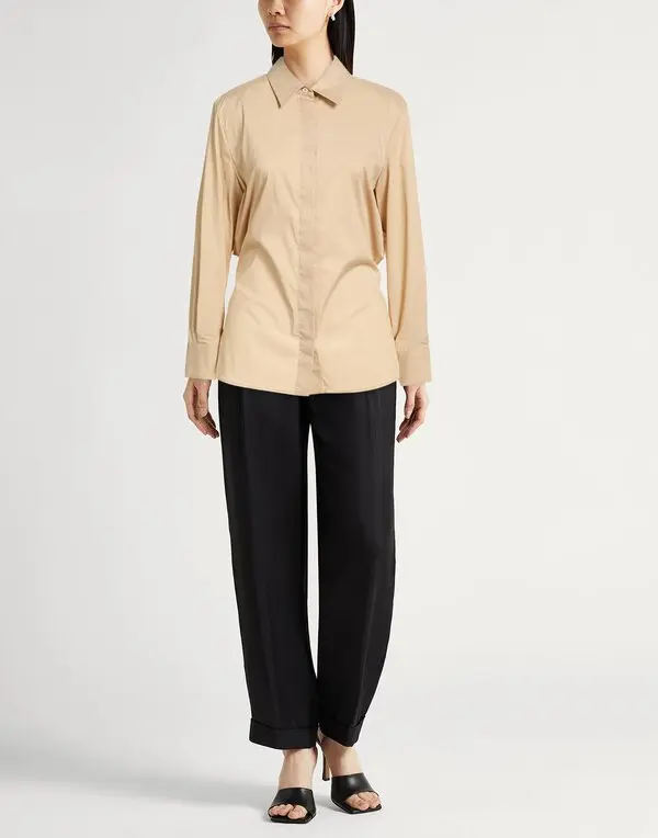 SEMICOUTURE Poplin Shirt With Open Back