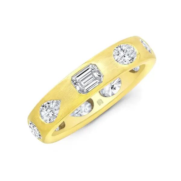 Rahaminov 18k Yellow Gold Diamond Anniversary Band - Yg