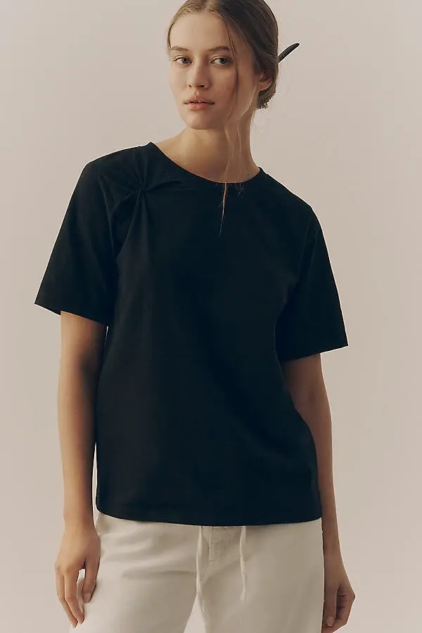 Sanctuary Cotton Twist Tee - Black