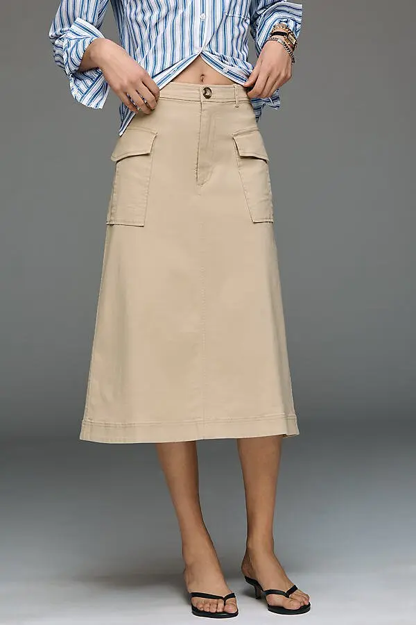 Maeve The Colette Cargo A-line Skirt
