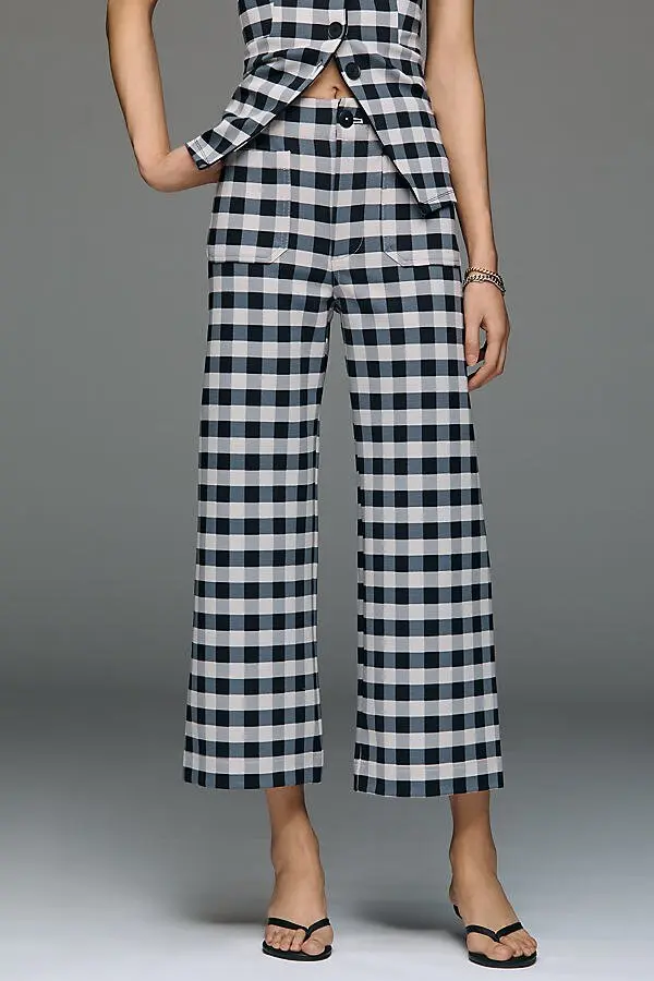 Maeve Colette Knit Crop Printed Pants
