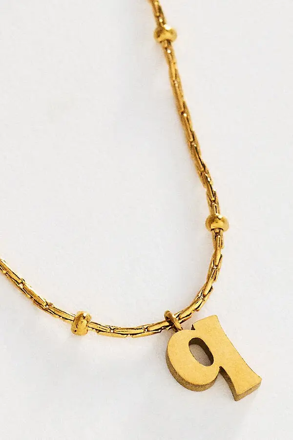 Anthropologie Monogram Necklace - Q