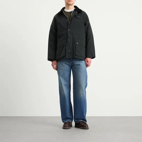 Barbour Os Peached Bedale Casual Jacket - Black