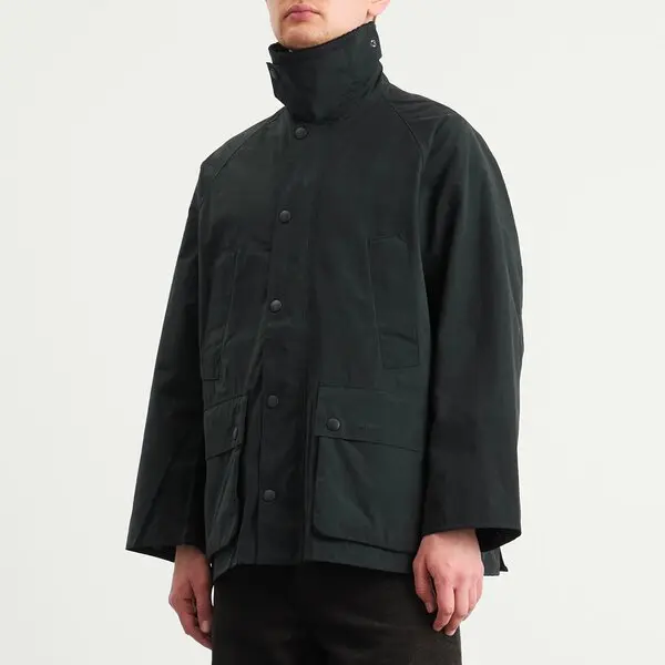 Barbour Os Peached Bedale Casual Jacket - Navy | Editorialist