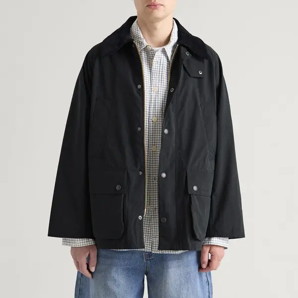 Barbour Os Peached Bedale Casual Jacket - Navy