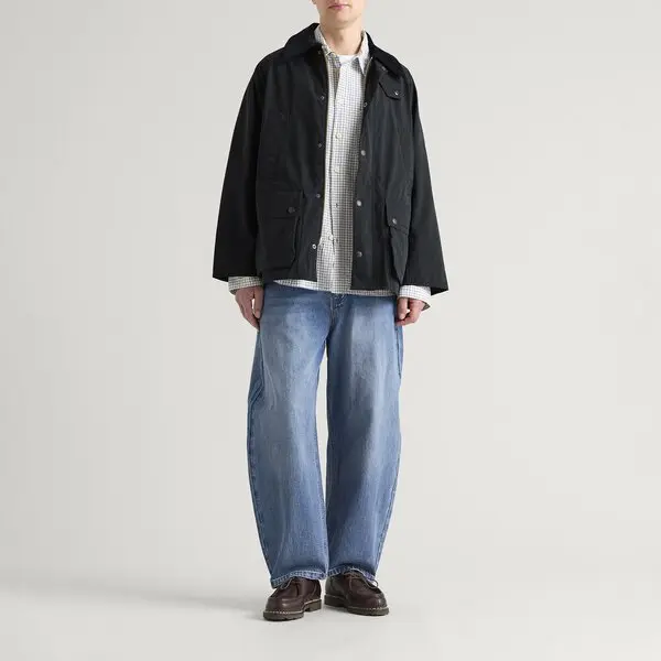 Barbour Os Peached Bedale Casual Jacket - Navy
