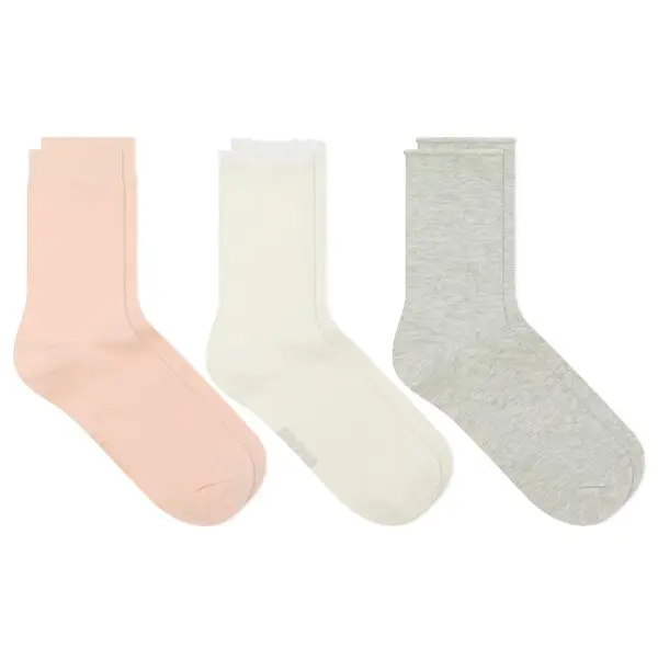 SKIMS Textured Sock 3-pack - Marble Primrose Multi