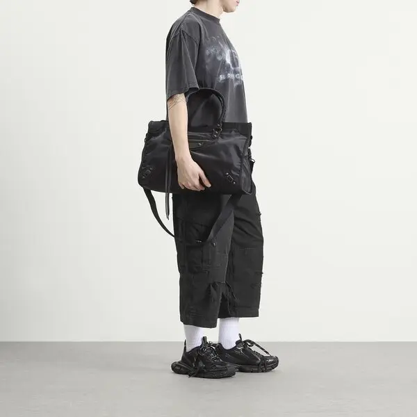 Balenciaga Ripstop Cropped Cargo Pants