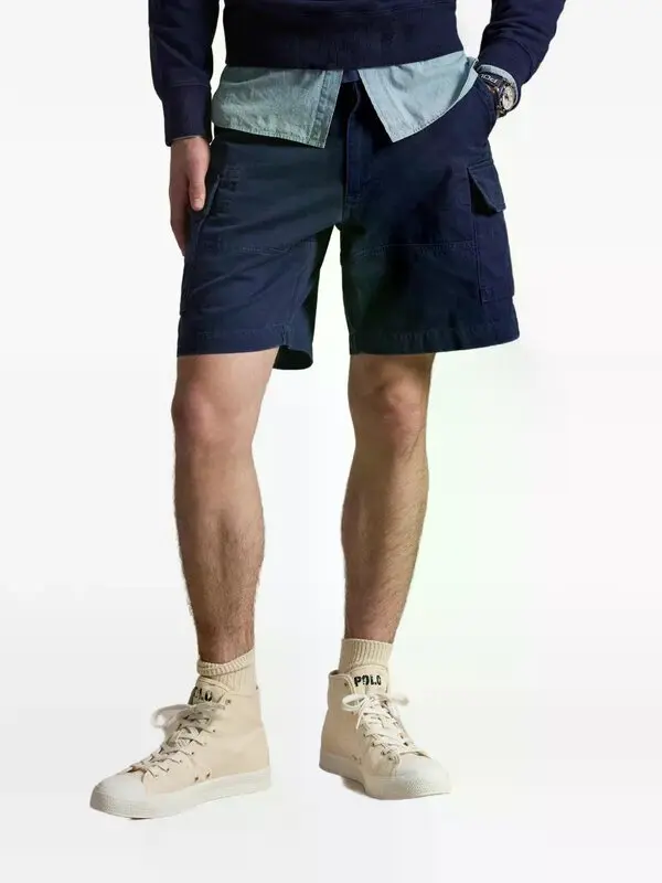 Polo Ralph Lauren Cargo-pockets Twill Shorts - Blue