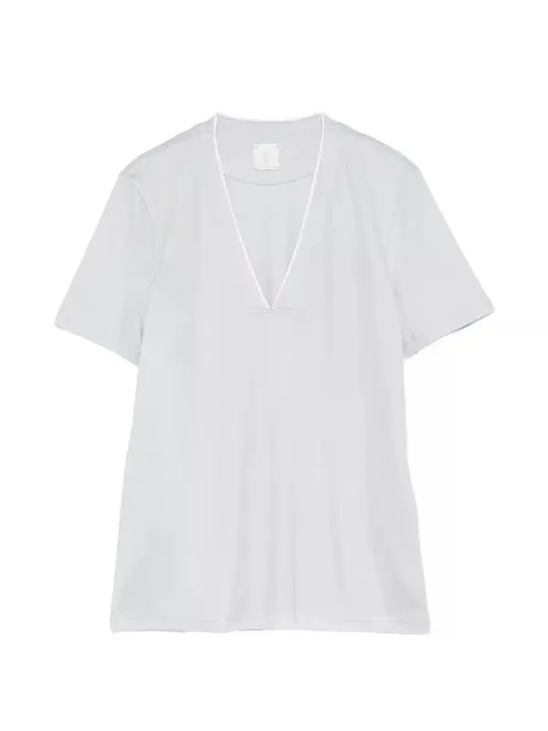 Eleventy V-neck T-shirt - Blue
