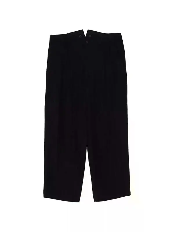Y’s Pinstripe Cropped Trousers