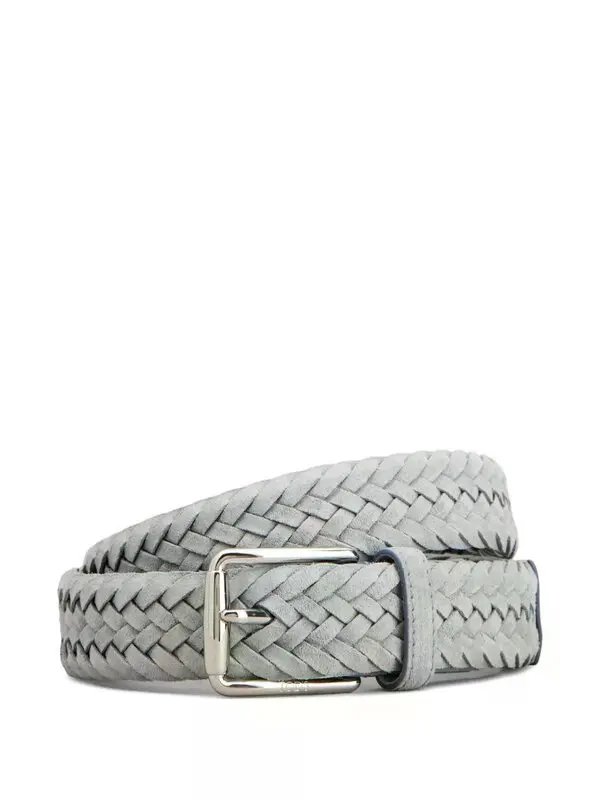 TOD'S Braided Belt - Grey