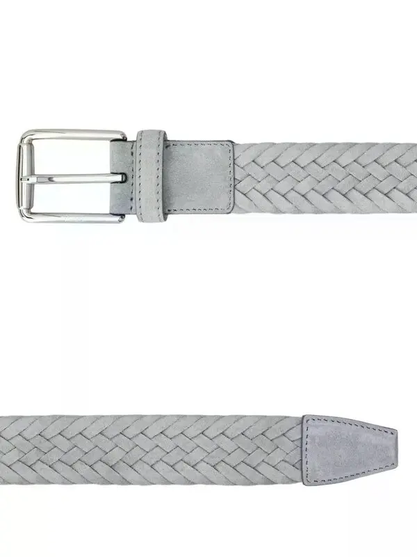 TOD'S Braided Belt - Grey