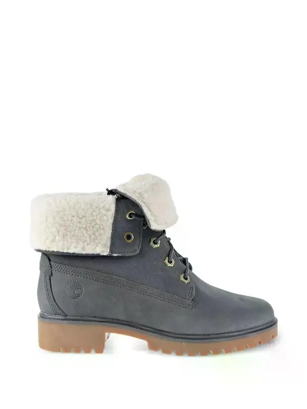 Timberland Jayne Fleece Fold-down Boots - Grey