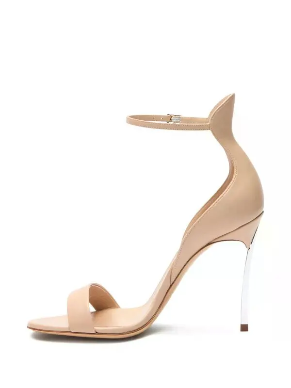 Casadei Cappa Blade Heeled Sandals - Neutrals