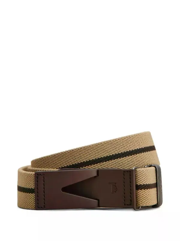 TOD'S Greca Belt - Neutrals