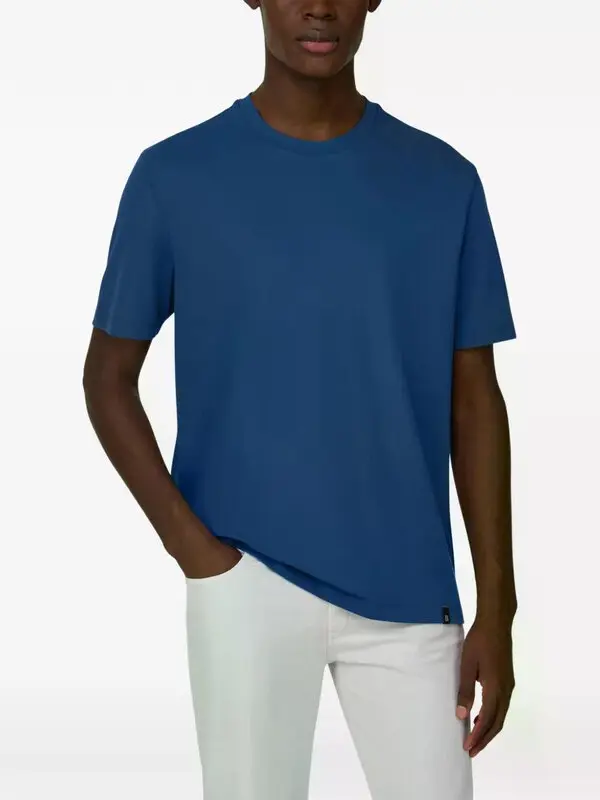 Boggi Milano Appliqué T-shirt - Blue