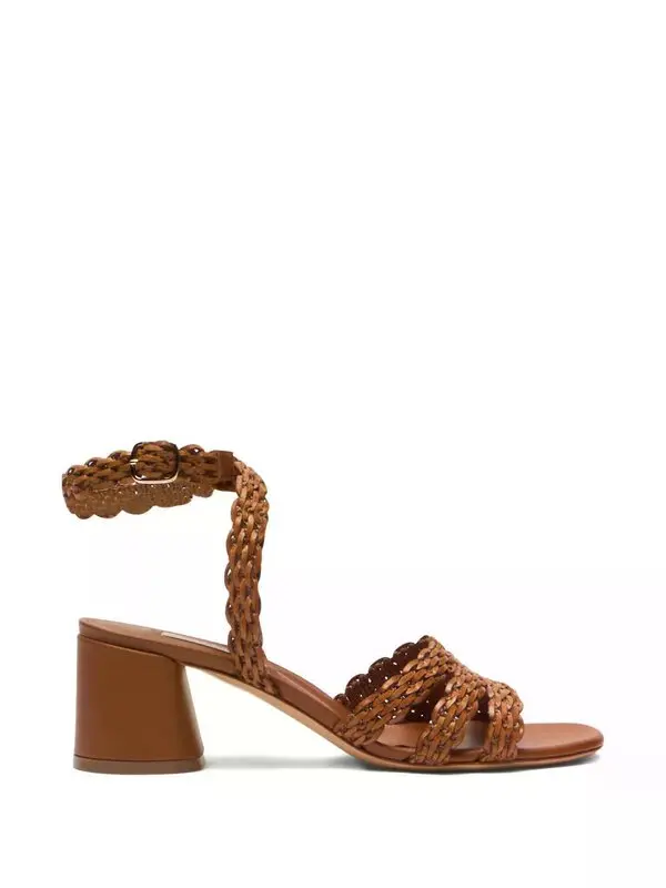 Casadei Avenida Woven Sandals