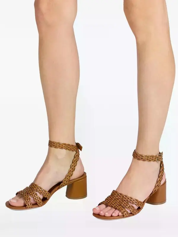 Casadei Avenida Woven Sandals