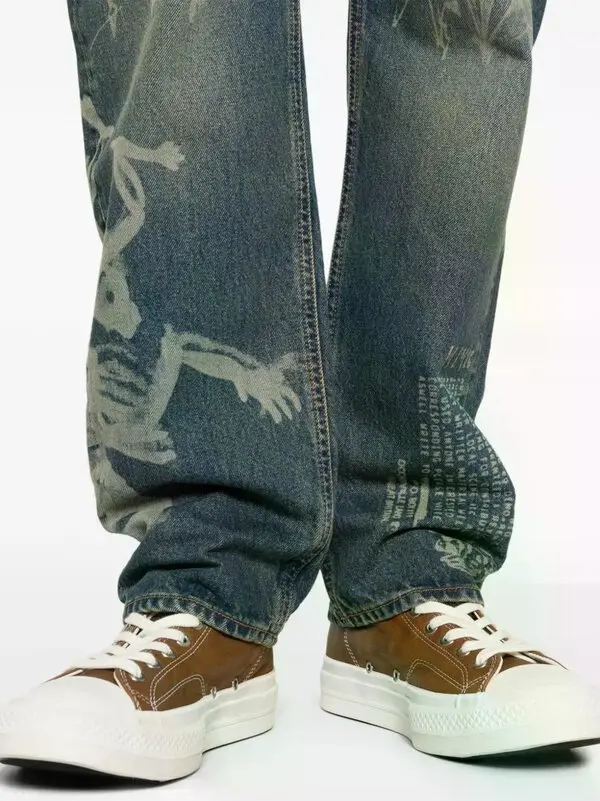 Aries Metal 00`s Lilly Straight-leg Jeans