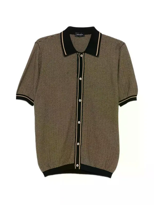 Tagliatore Patterned Buttoned Shirt
