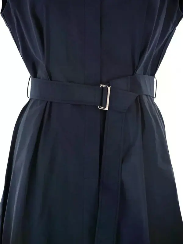 Brunello Cucinelli Sleeveless Belted Maxi Dress - Blue