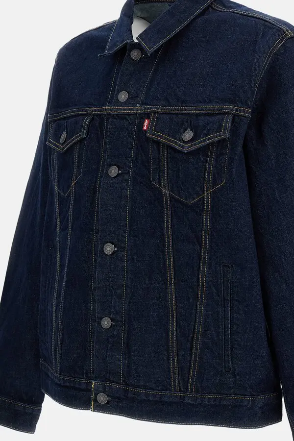 LEVI STRAUSS &AMP; CO. Giacca Jeans Stile Trucker - Blu