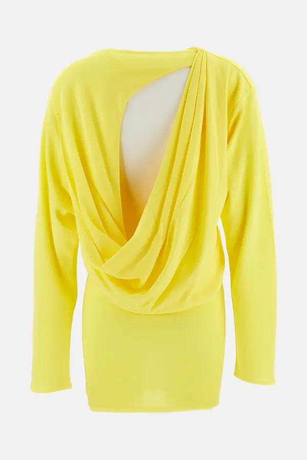 Jacquemus Mistral Mini Dress - Giallo