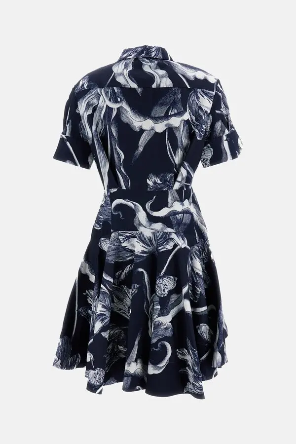 Erdem Mini Shirt Dress - Multicolor