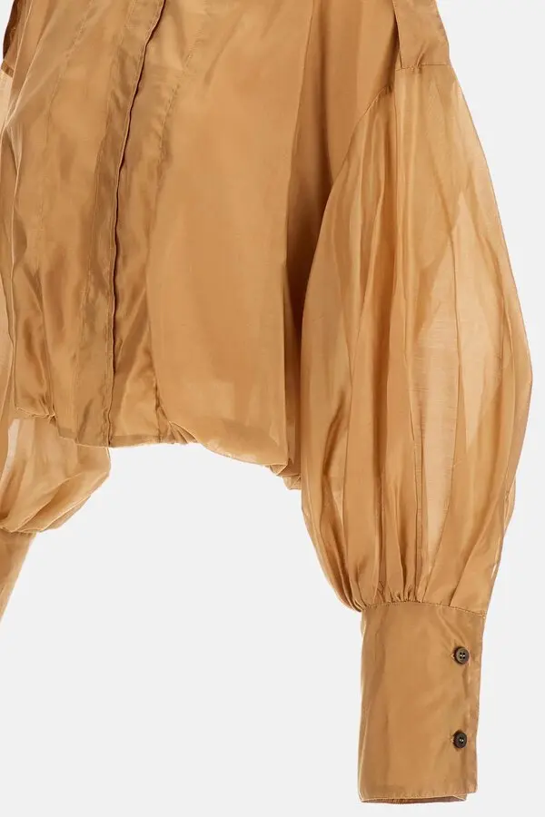 THELATEST Diana Light Muslin Shirt - Beige