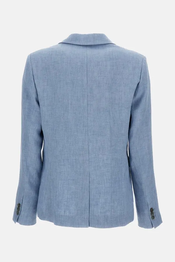 PAROSH Linen Blend Blazer