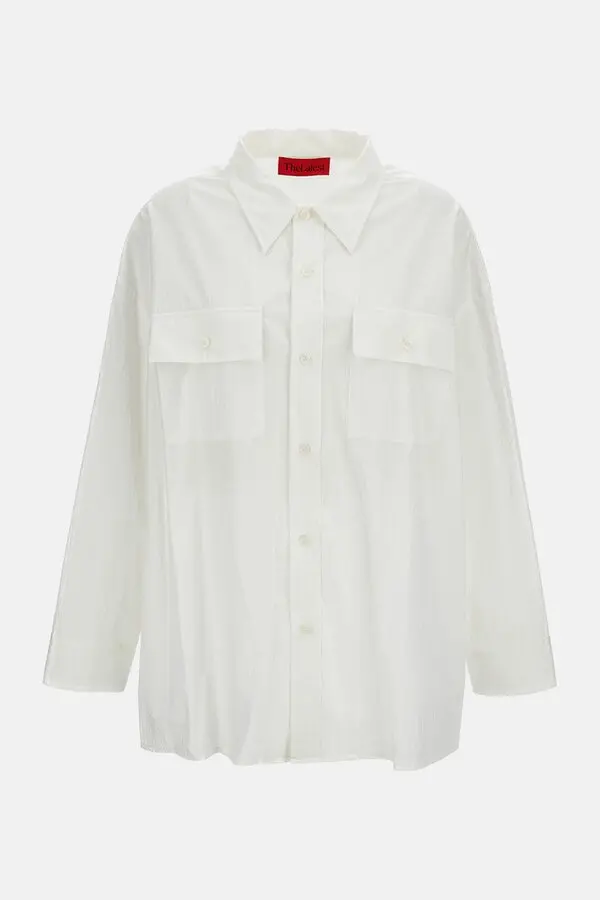THELATEST Daria Crinkled Shirt - Bianco