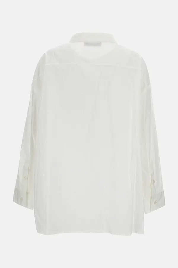 THELATEST Daria Crinkled Shirt - Bianco