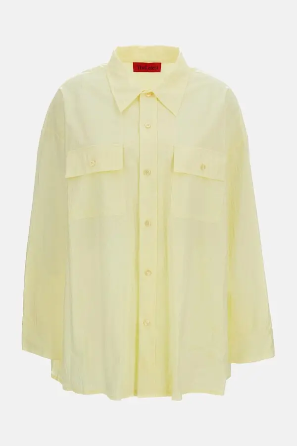 THELATEST Daria Shirt With Crinkled Effect - Yellow