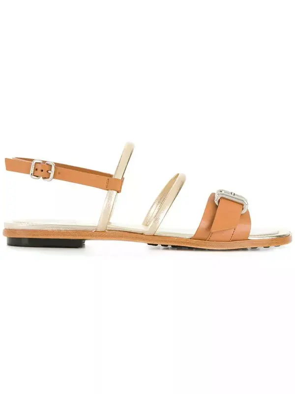 TOD'S Buckle-detailed Multi-strap Sandals