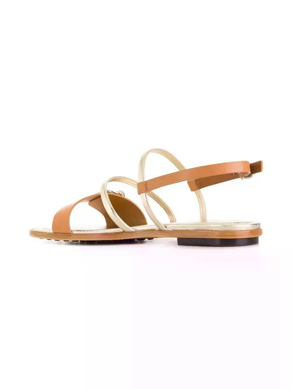 TOD'S Buckle-detailed Multi-strap Sandals
