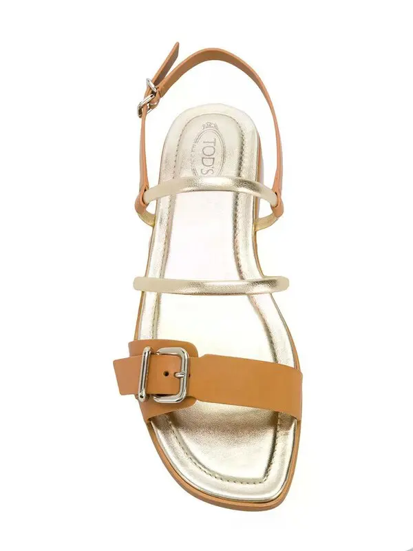 TOD'S Buckle-detailed Multi-strap Sandals