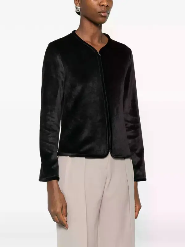 JIL SANDER Zip-up Velvet Jacket