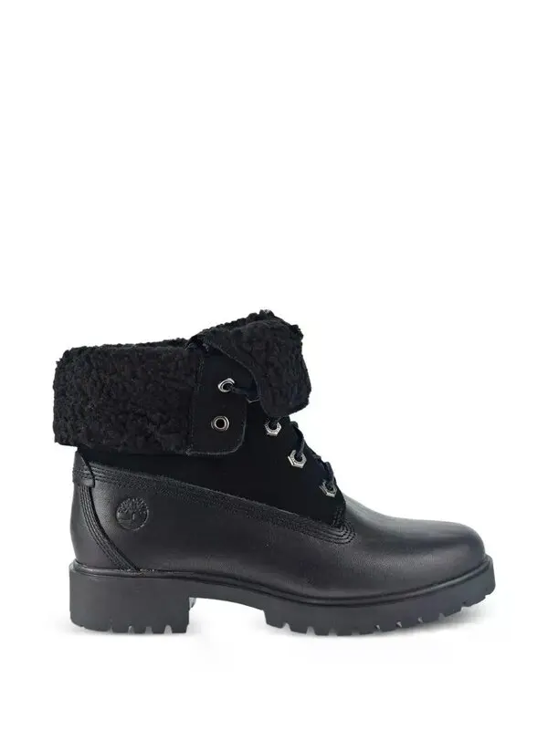 Timberland Jayne Fleece Fold-down Boots - Black