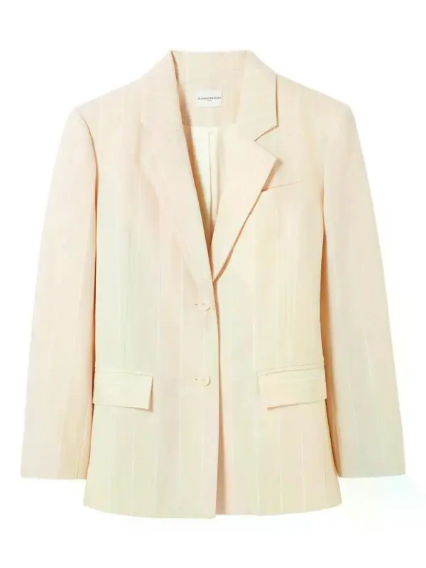 Claudie Pierlot Pinstripe Blazer - Neutrals