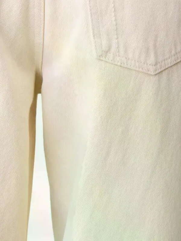 Claudie Pierlot Ecru Wide-leg Denim Trousers
