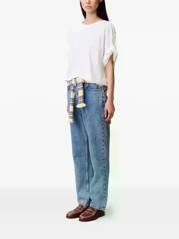 Claudie Pierlot Logo Embroidered T-shirt