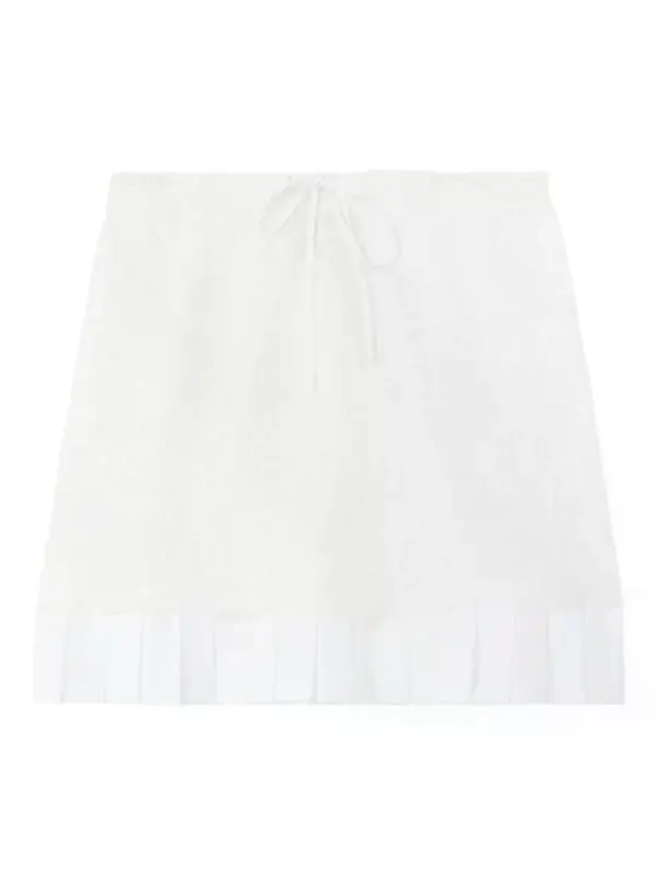Claudie Pierlot Mini Skirt With Lace Detail