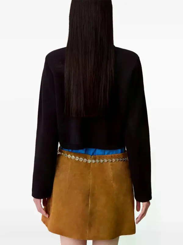 Claudie Pierlot Collared Cardigan With Removable Collar - Blue