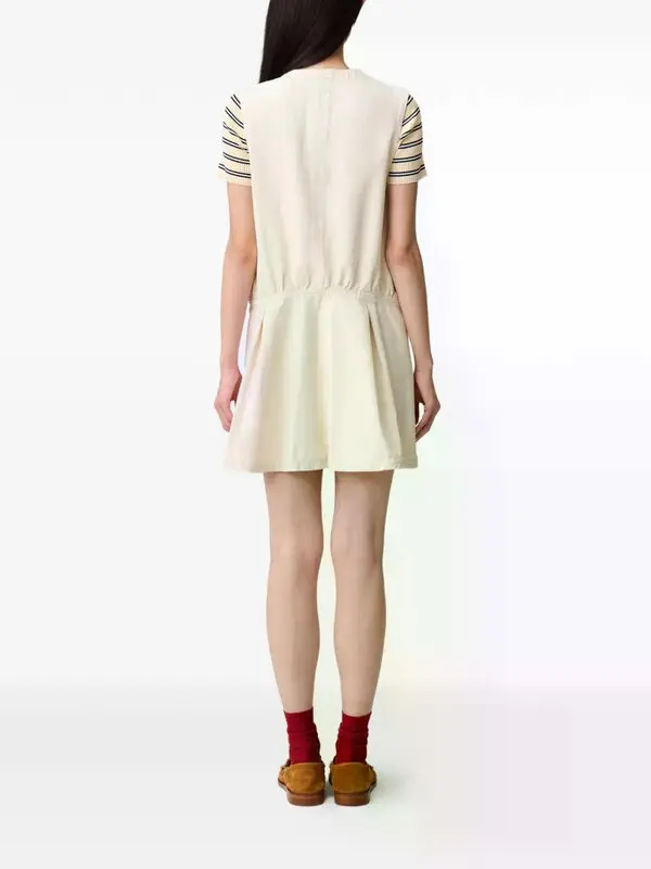 Claudie Pierlot Buttoned Pleated Dress - Neutrals