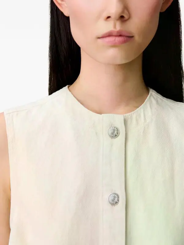 Claudie Pierlot Buttoned Pleated Dress - Neutrals