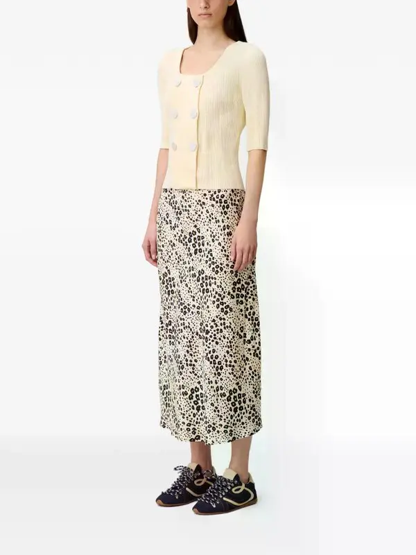 Claudie Pierlot Round Neck Knitted Cardigan