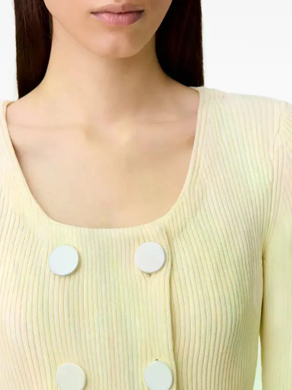 Claudie Pierlot Round Neck Knitted Cardigan