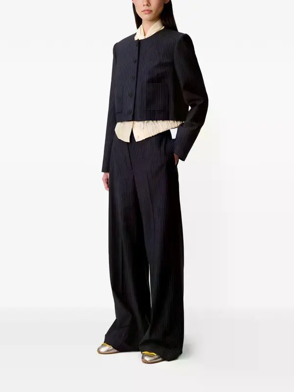 Claudie Pierlot Pinstripe Tailored Jacket